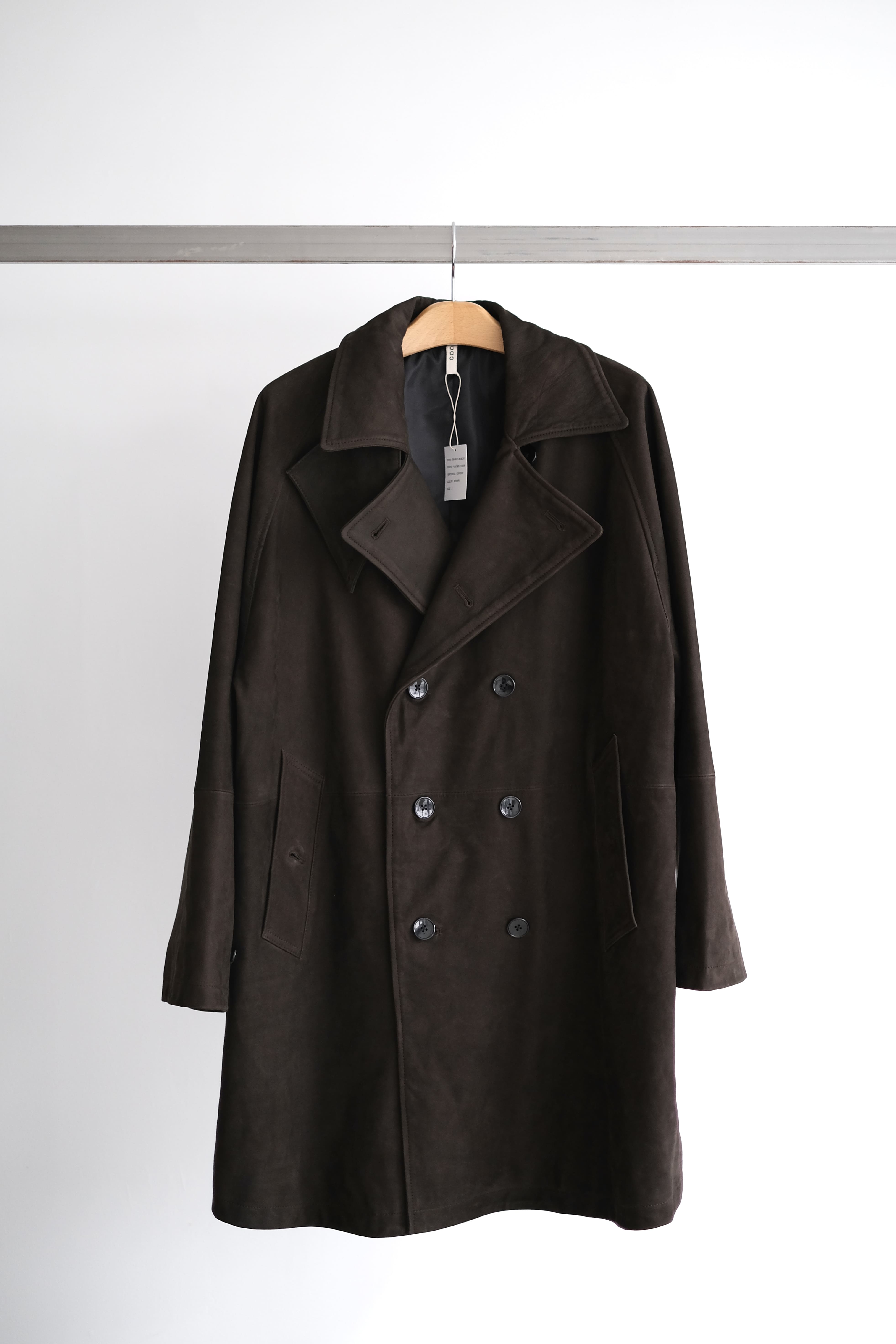 DOUBLE BREASTED HALF COAT – THINGS
